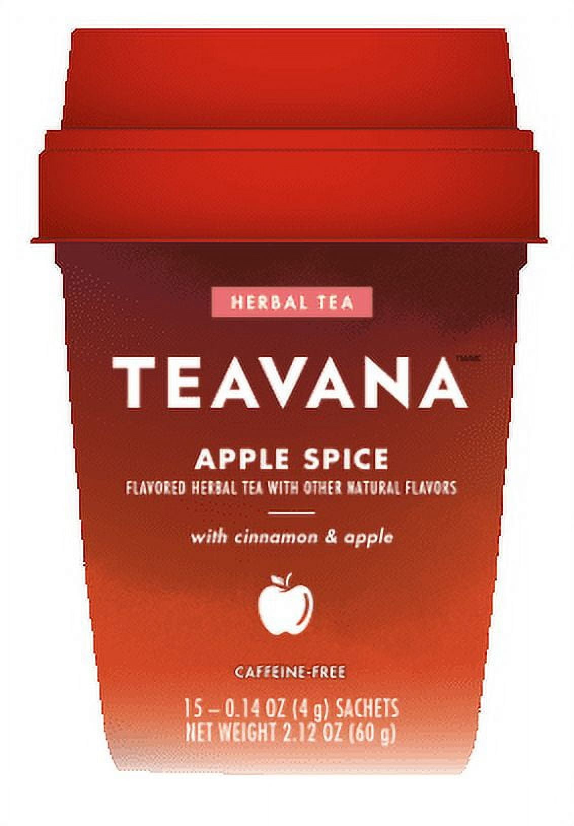 Teavana Herbal Tea, Spiced Apple Cider, Tea Bags, 12 Count Pack ...