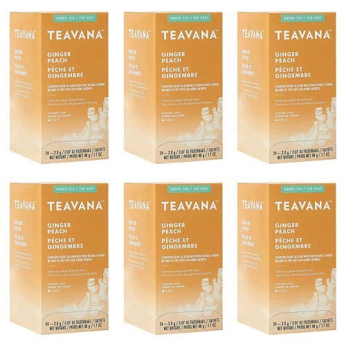 Teavana Perfect Flavoured Ginger Peach Green Tea, 24 / Box - Walmart.com