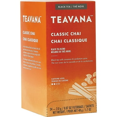 Teavana Chamomile Mint Blossom Herbal Tea Sachets, 24 Count, Citrus and ...