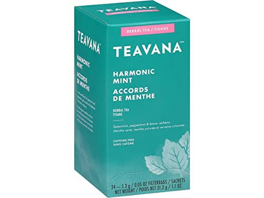 Teavana SBK13091 Harmonic Mint Decaf Tea Bags, 24/Box - Walmart.com