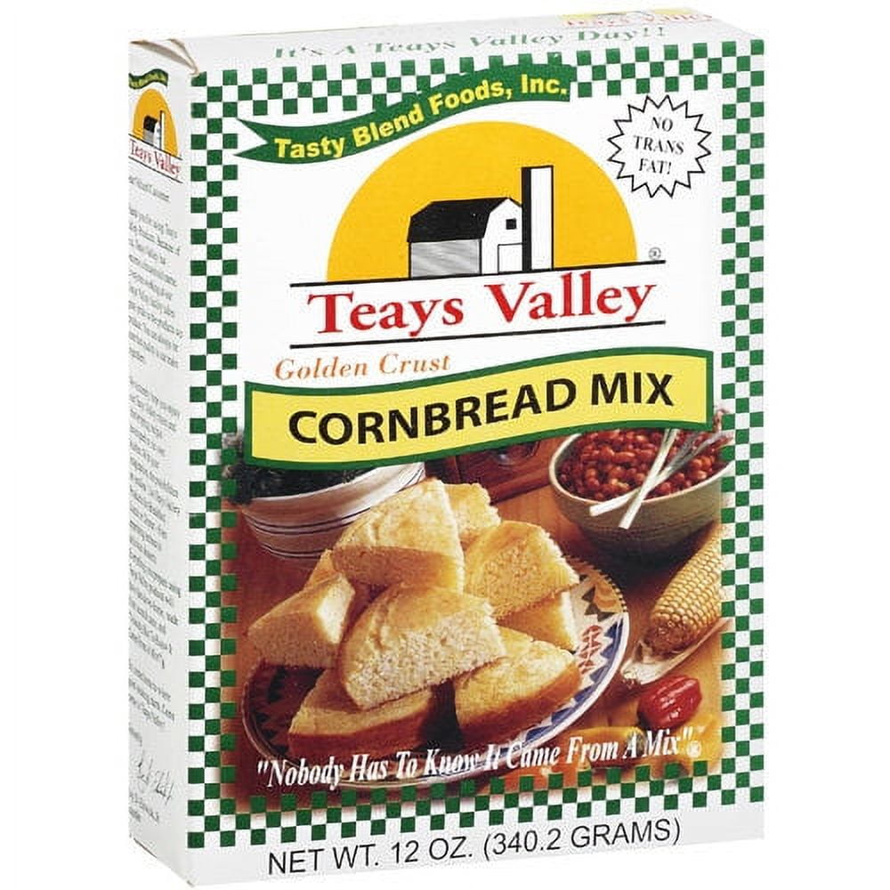 Teays Valley Gldn Crust Cornbread Mix 12z - Walmart.com