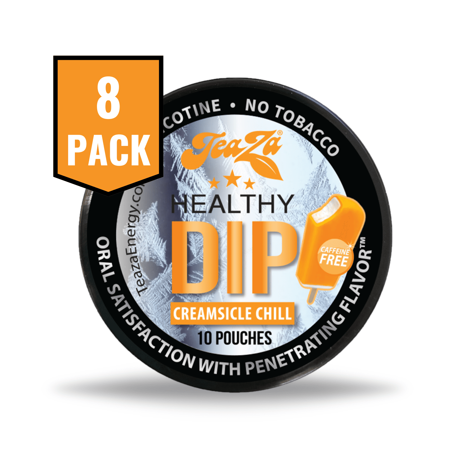 Teaza Energy Pouches, Tobacco Free Nicotine Free Dip Smokeless ...