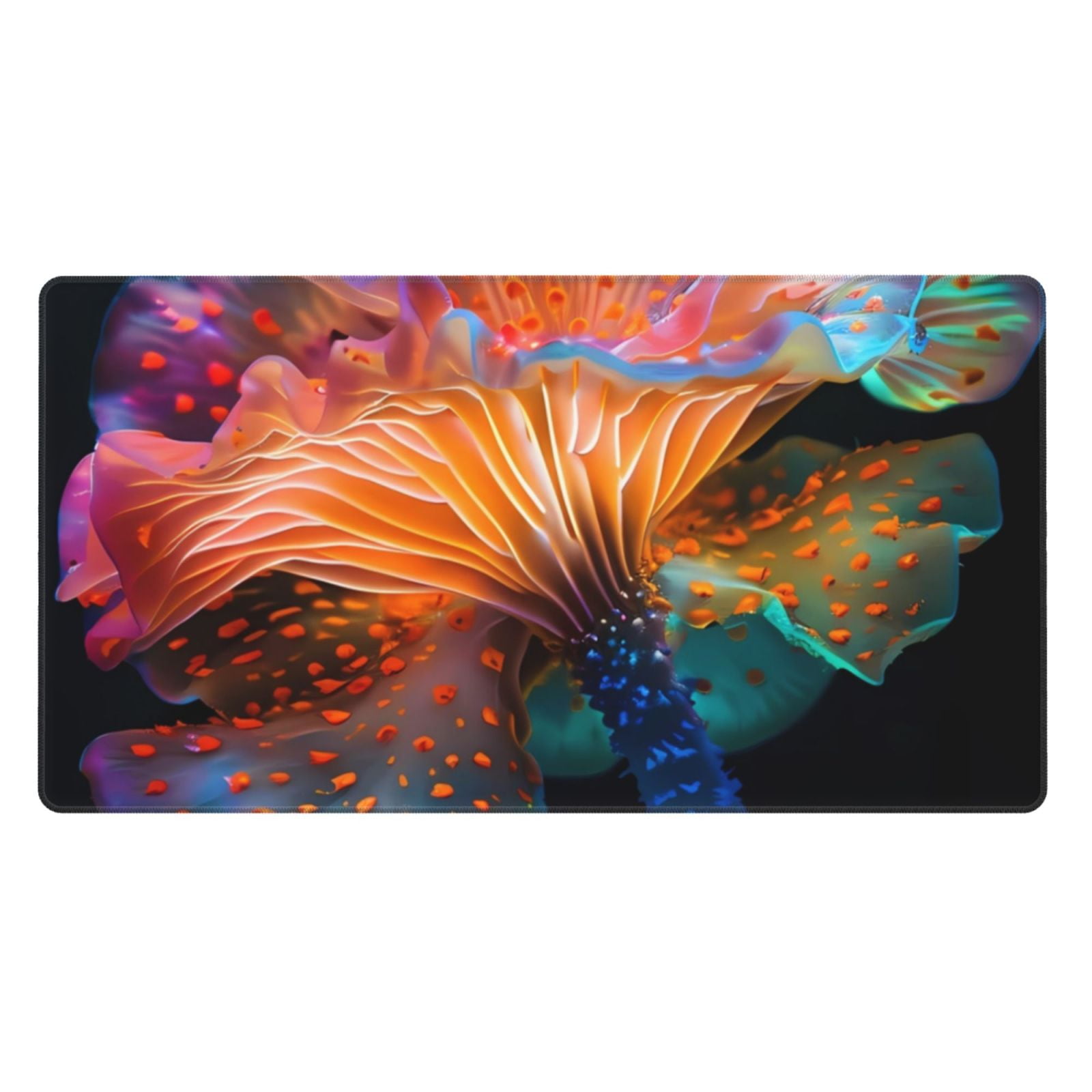 Tebeau Bioluminescent Underwater Flower Print Large Mouse Pad for ...