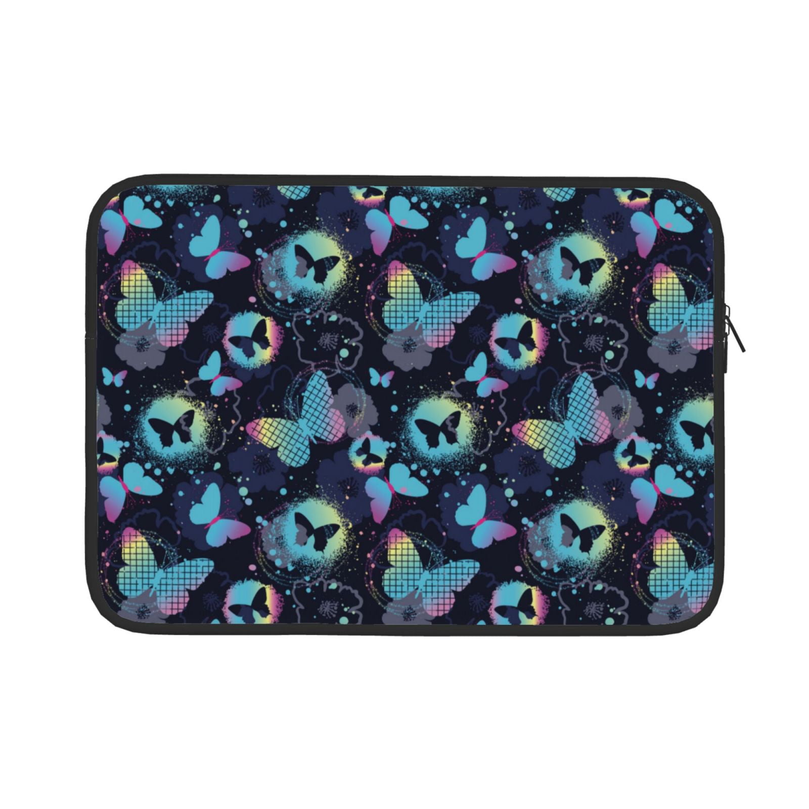 Tebeau Blue Butterfly Print Laptop Case,Laptop Bag Laptop Sleeve Water ...