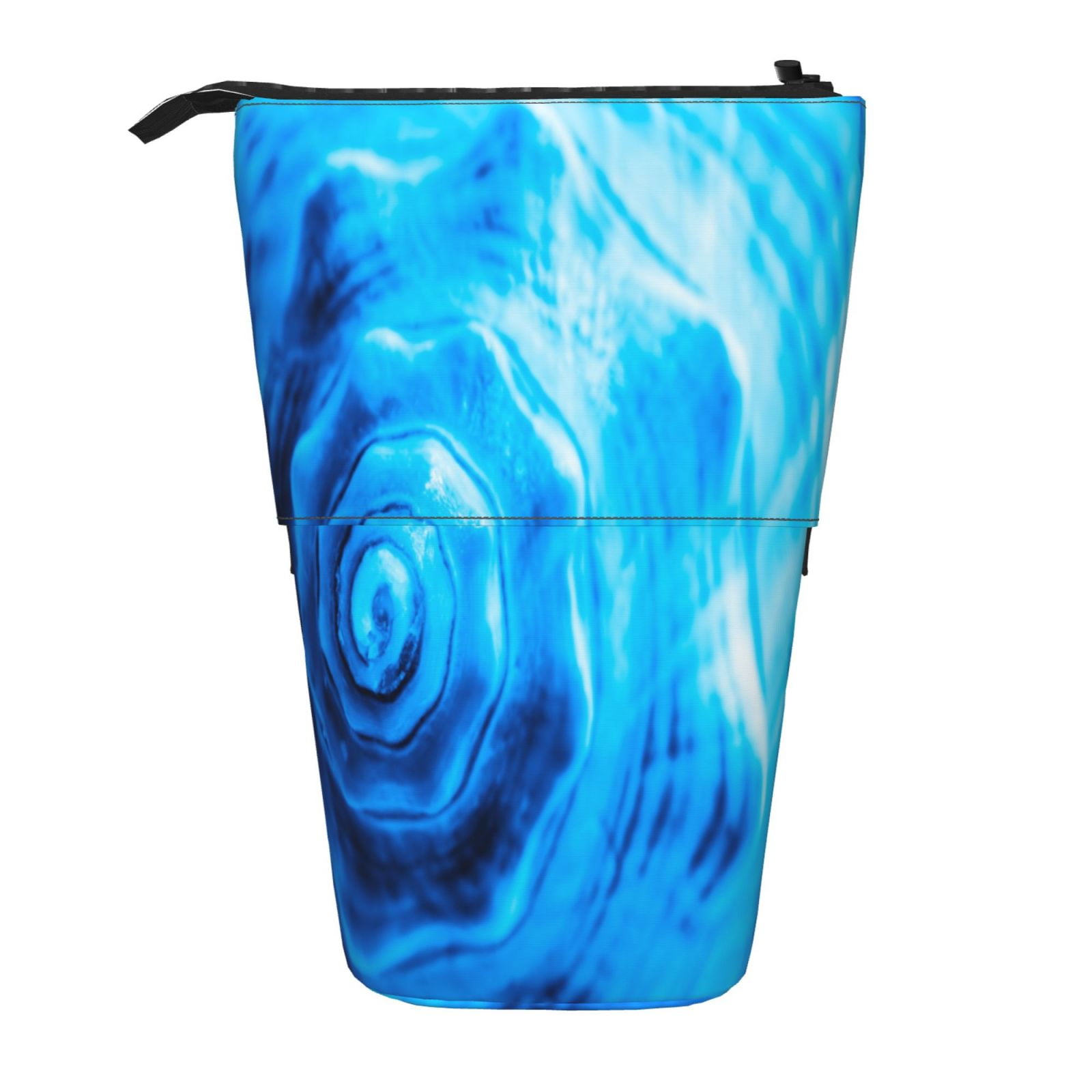 Tebeau Blue Shell Print Telescopic Pencil Bag Pen Holder Pop Up ...