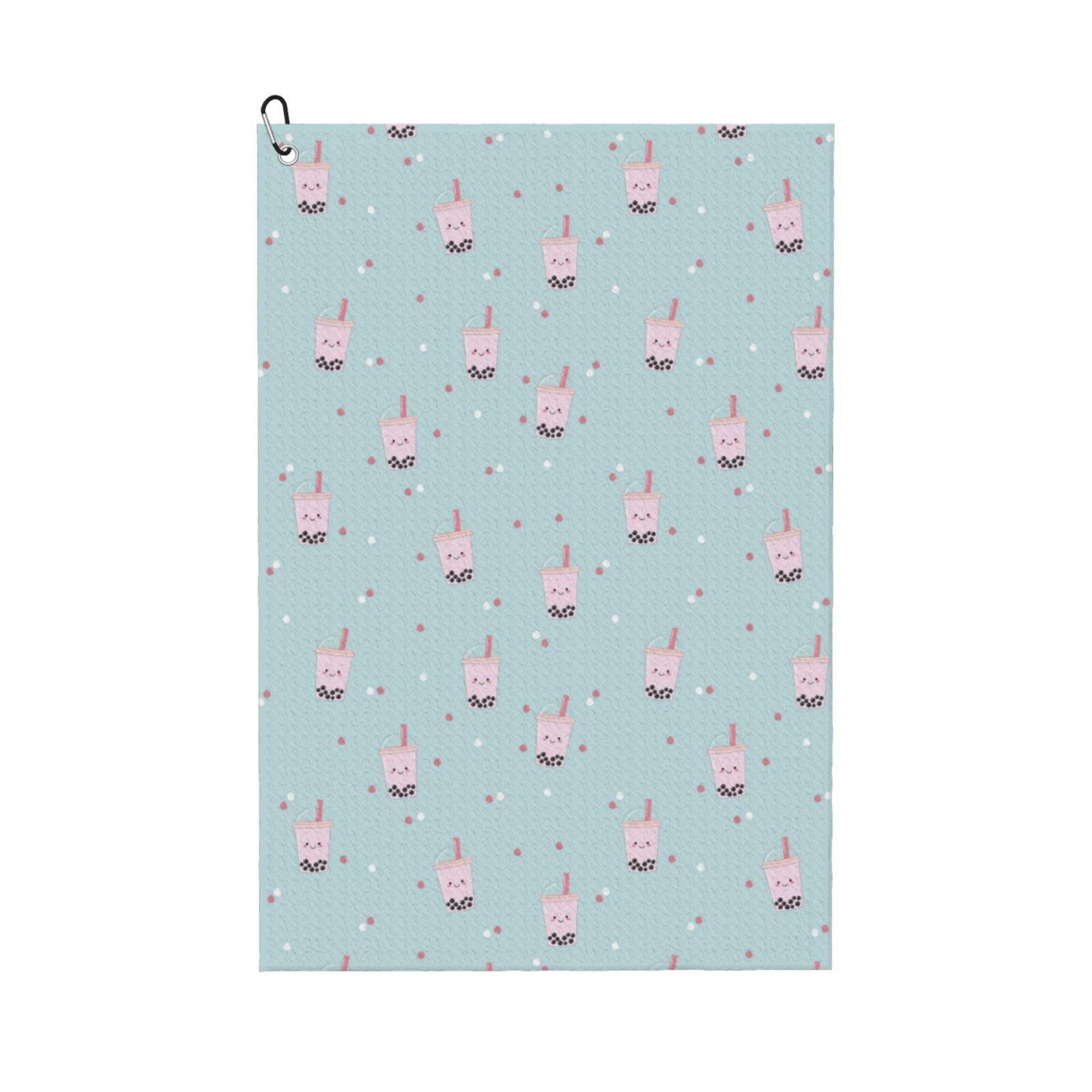 Tebeau Boba Milk Tea F Print Golf Towel,Printed Golf Towels for Golf ...