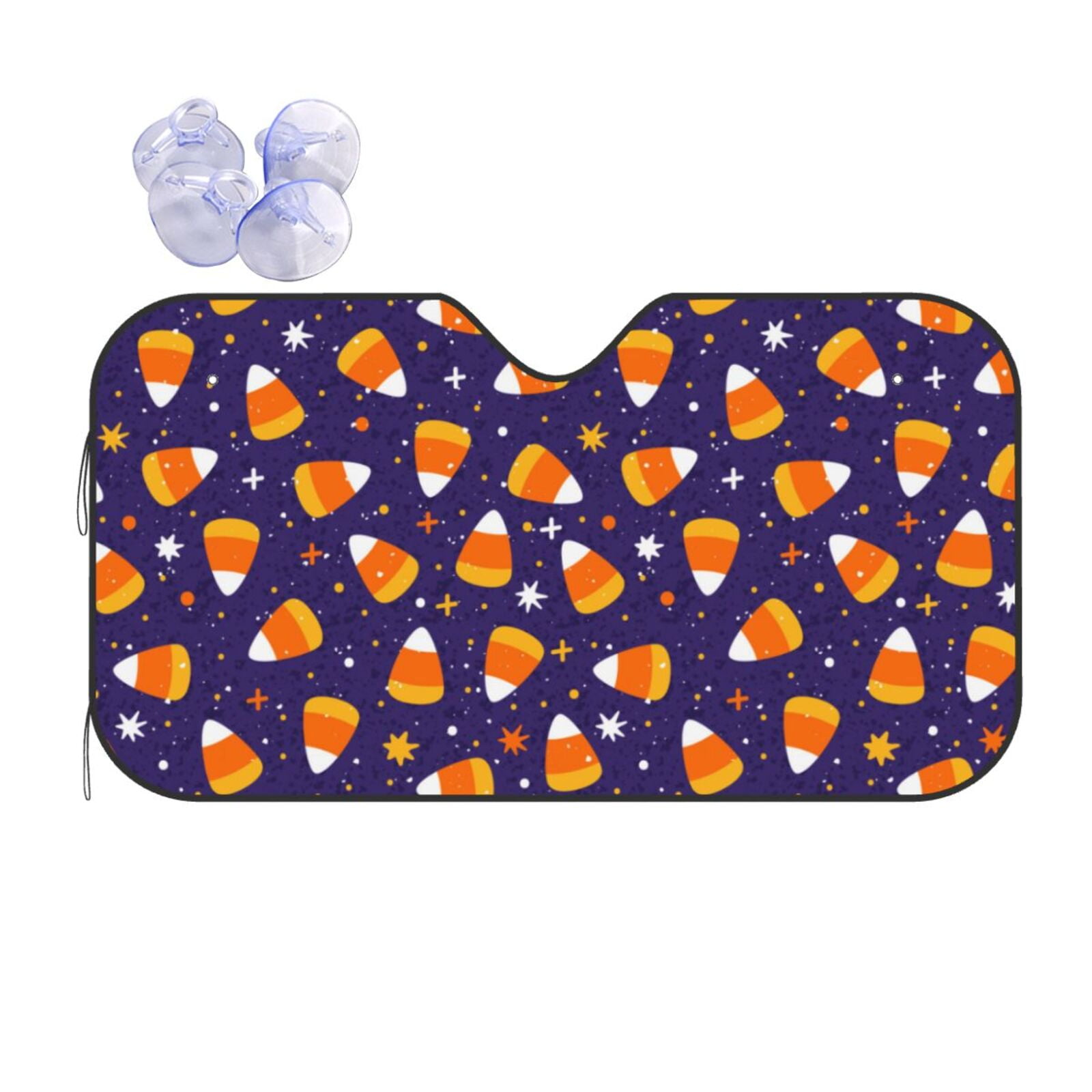 Tebeau Candy Corn (2) Print Foldable Car Windshield Sun Shades ...
