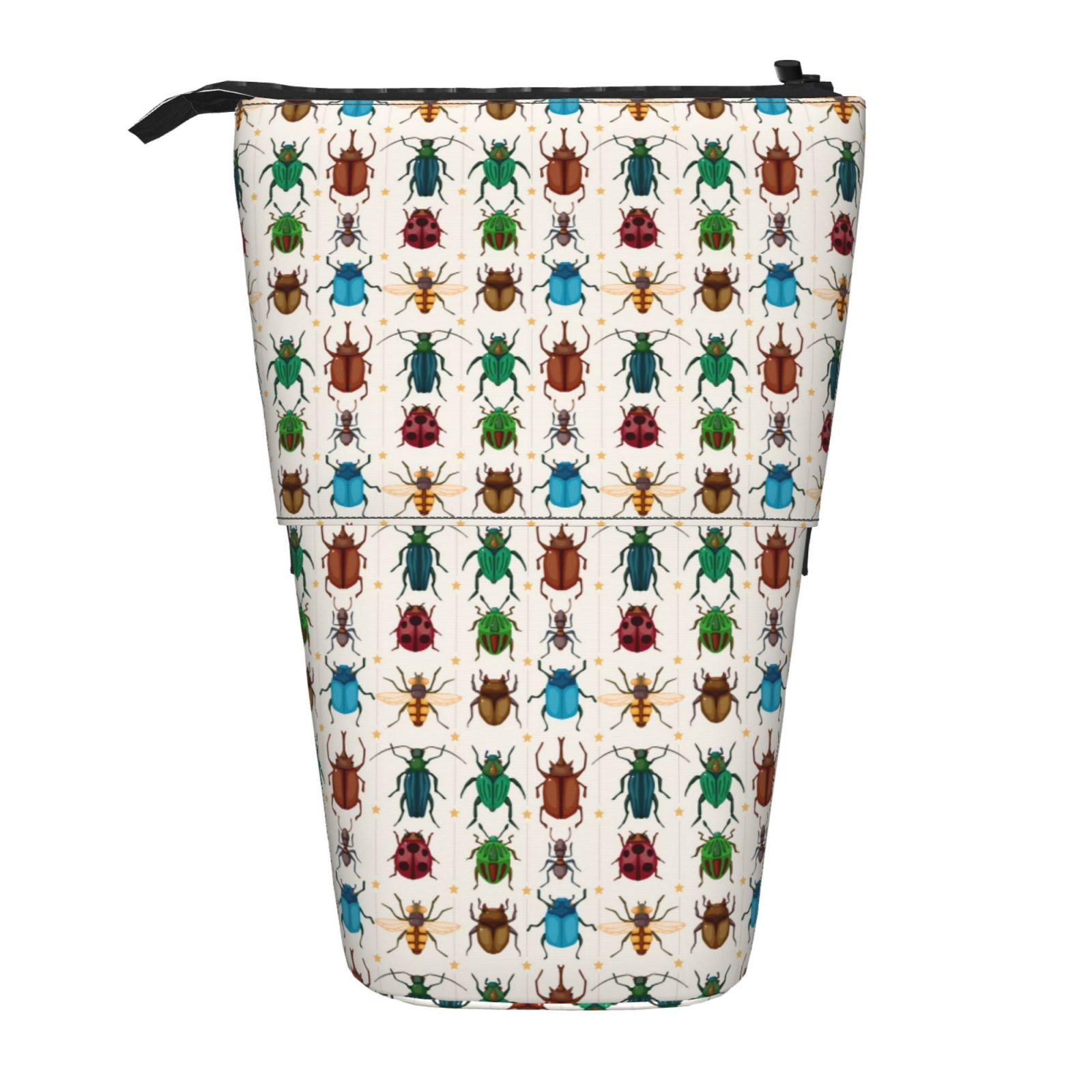 Tebeau Cartoon Insects Print Telescopic Pencil Bag Pen Holder Pop Up ...