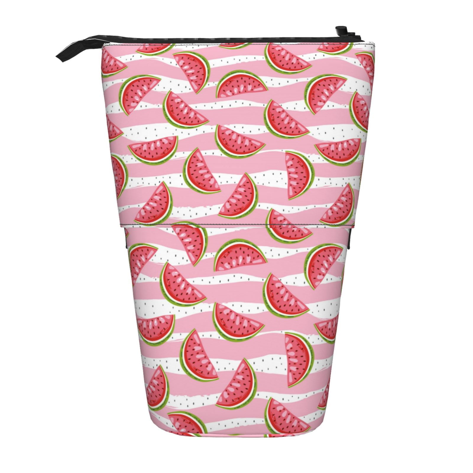 Tebeau Cute Watermelon Print Telescopic Pencil Bag Pen Holder Pop Up ...
