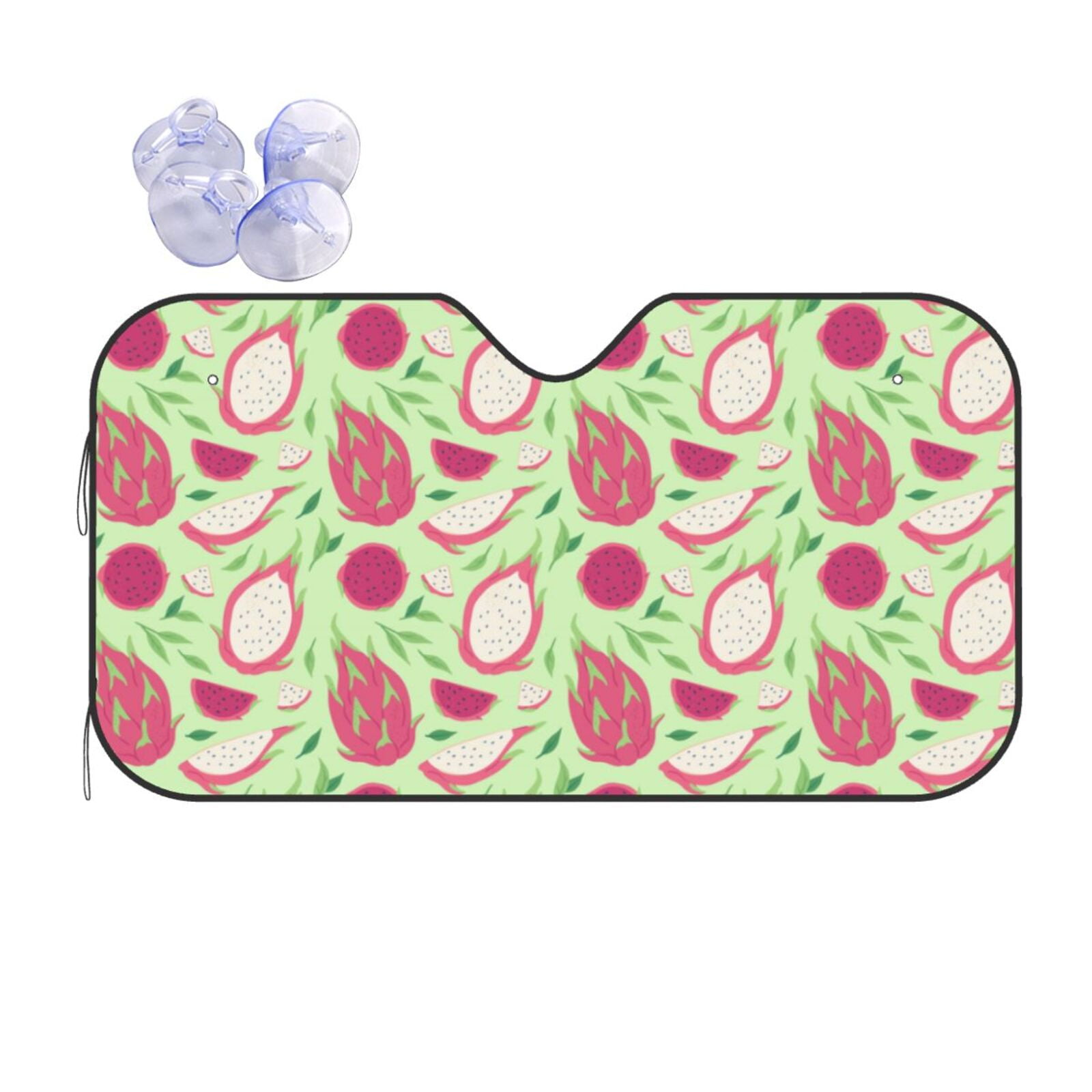 Tebeau Dragon Fruit 1 Print Foldable Car Windshield Sun Shades ...