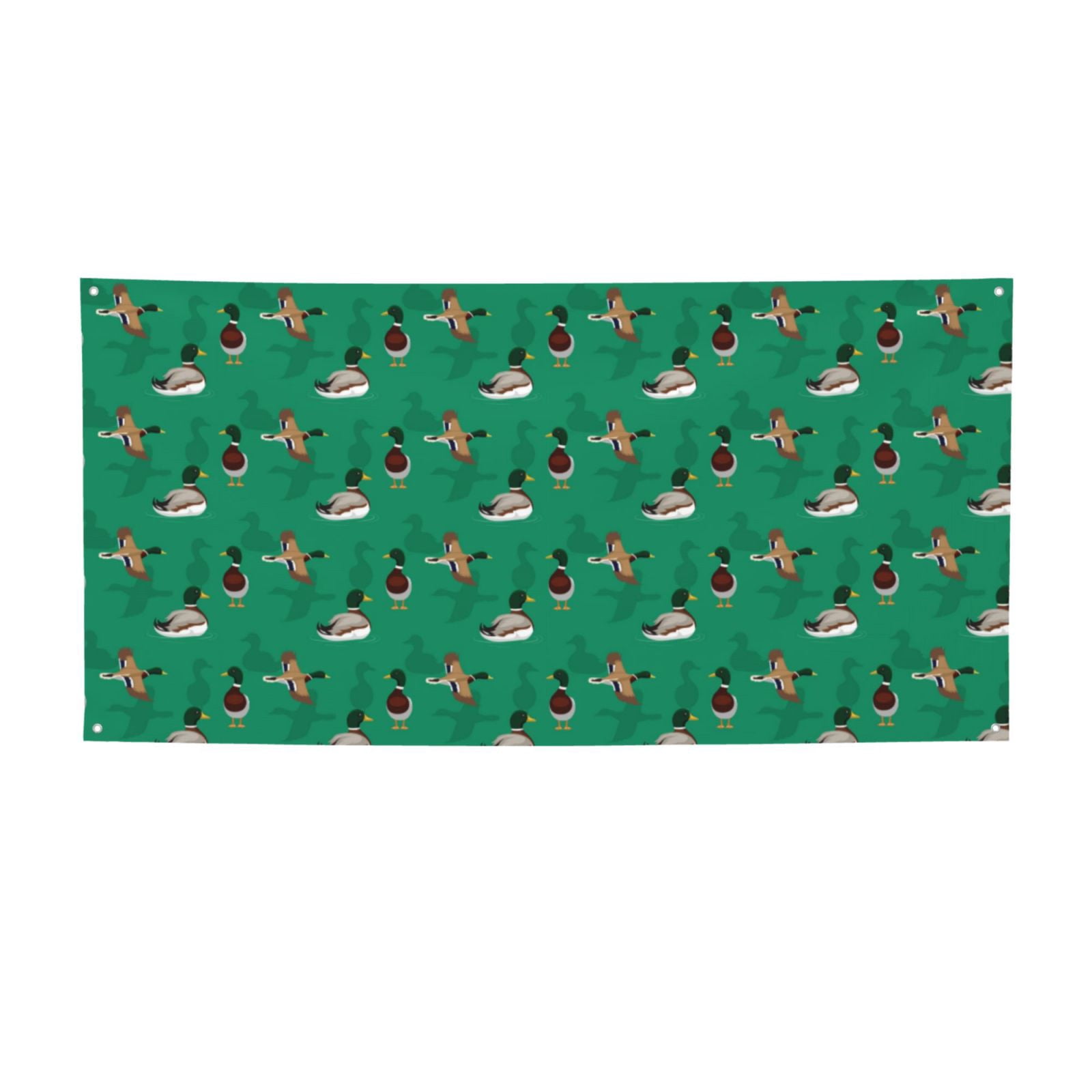 Tebeau Duck Mallard Flying Pose Print Banner Backdrop Banner for ...