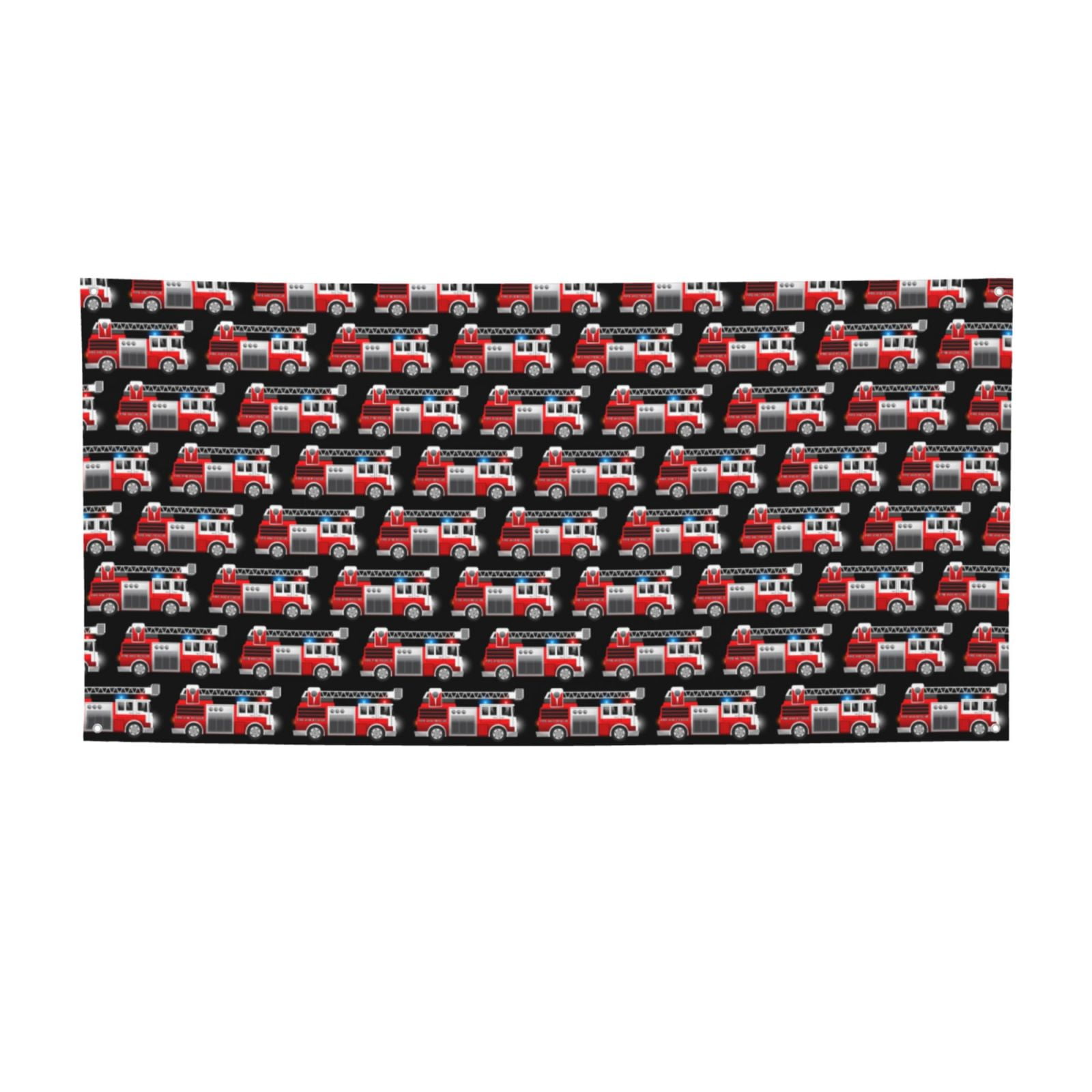 Tebeau Fire and Rescue Truck Print Banner Backdrop Banner for Outdoor ...