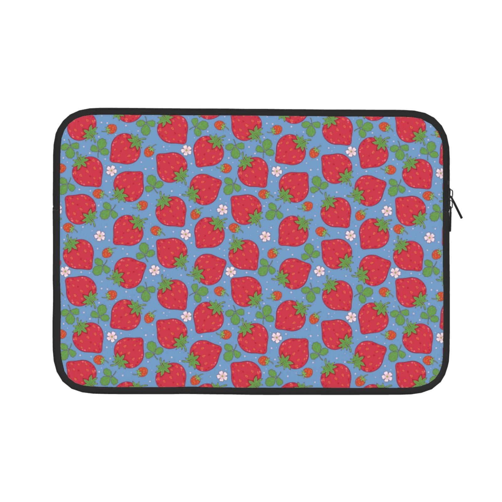 Tebeau Hand Drawn Strawberry Print Laptop Case,Laptop Bag Laptop Sleeve ...