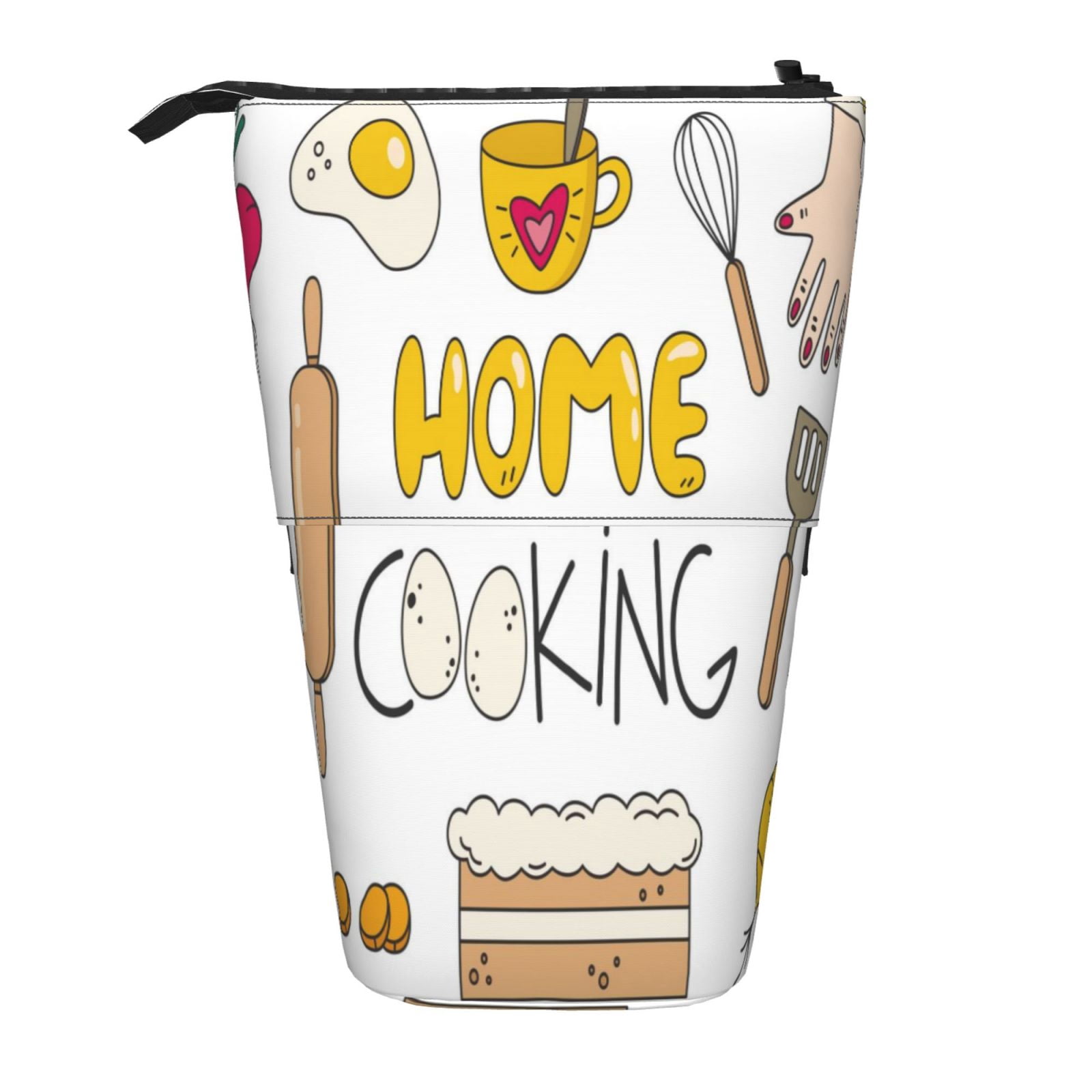 Tebeau Home Cooking Print Telescopic Pencil Bag Pen Holder Pop Up ...