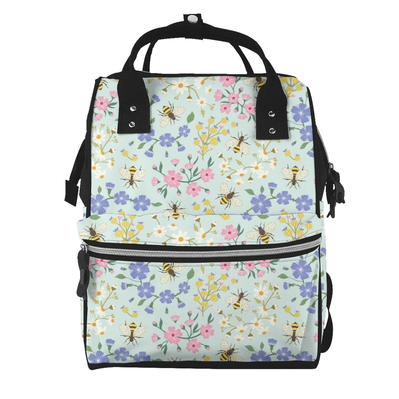 Tebeau Honey Bees And Flowers Print Nursing Baby Customized Multi ...