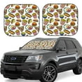 Tebeau Hot Dog With One Sausage Print Foldable Car Windshield Sun ...