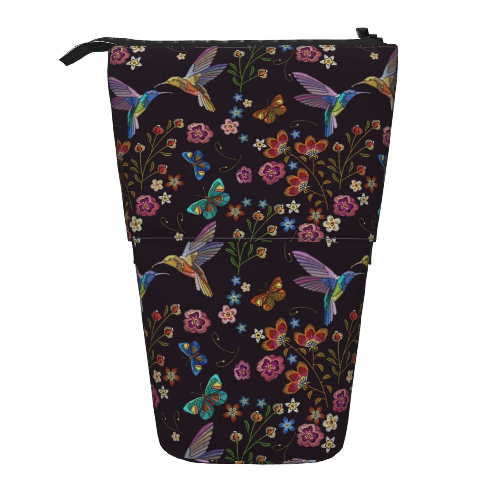 Tebeau Humming Bird And Tropical Flowers Print Telescopic Pencil Bag ...