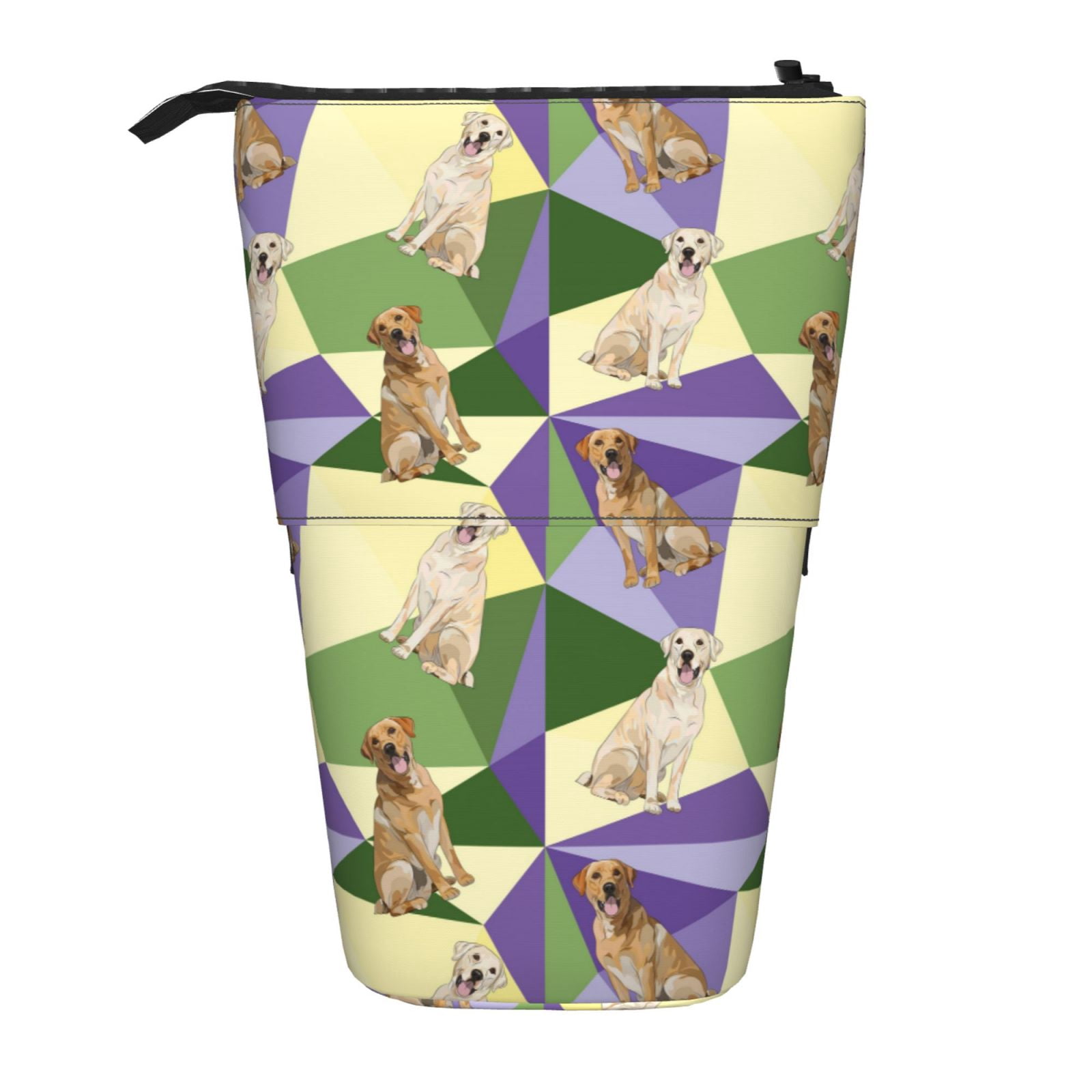 Tebeau Labrador Retriever Dog Print Telescopic Pencil Bag Pen Holder ...