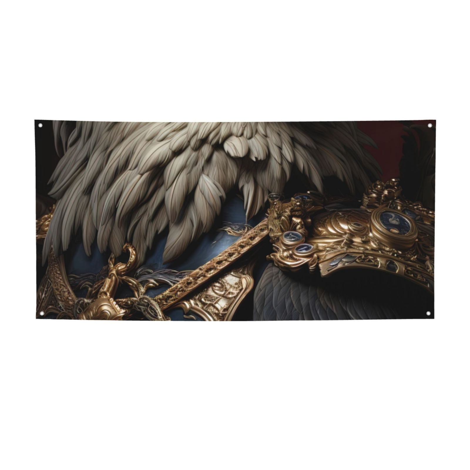 Tebeau Noble Style Bald Eagle Print Banner Backdrop Banner for Outdoor ...
