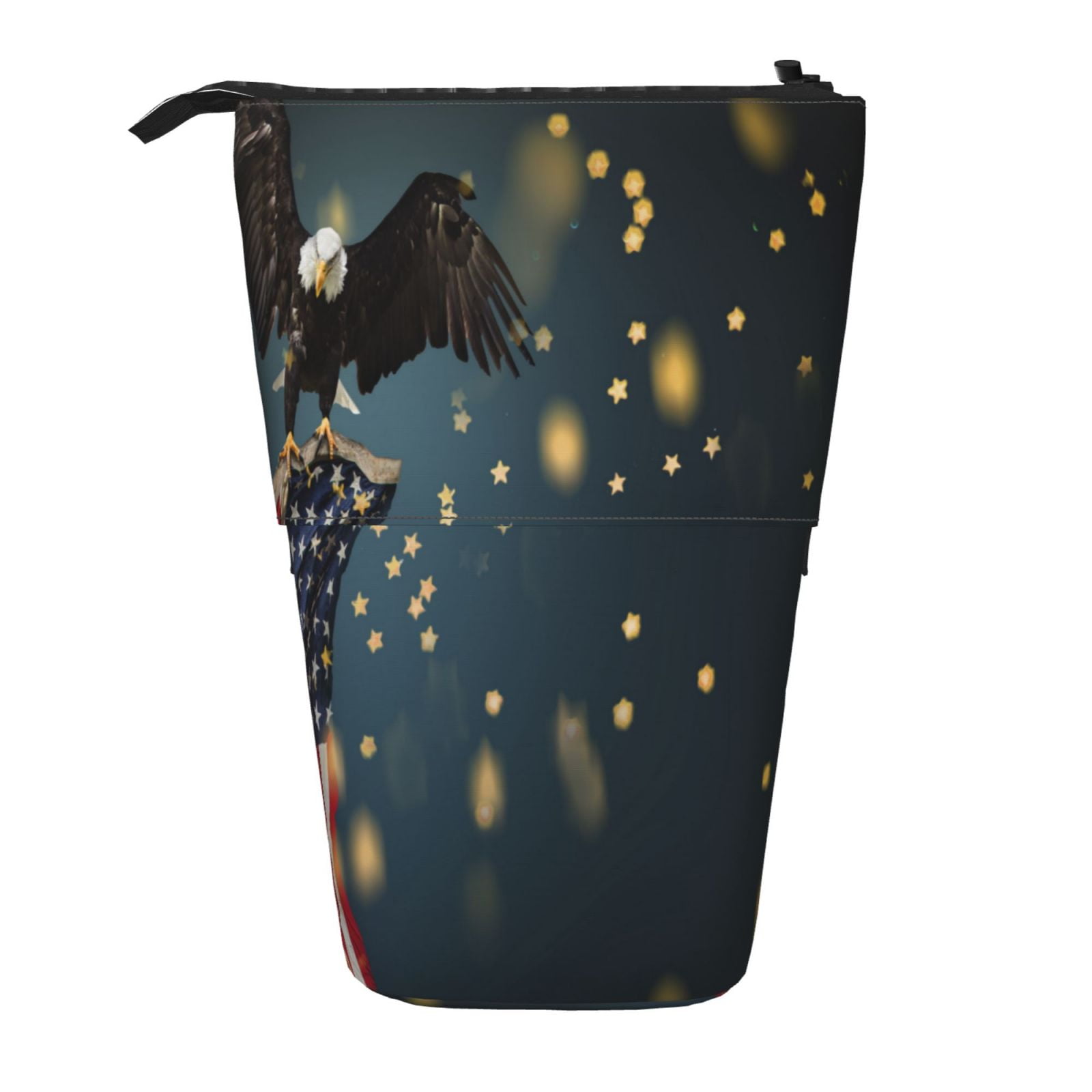 Tebeau North American Bald Eagle Print Telescopic Pencil Bag Pen Holder ...