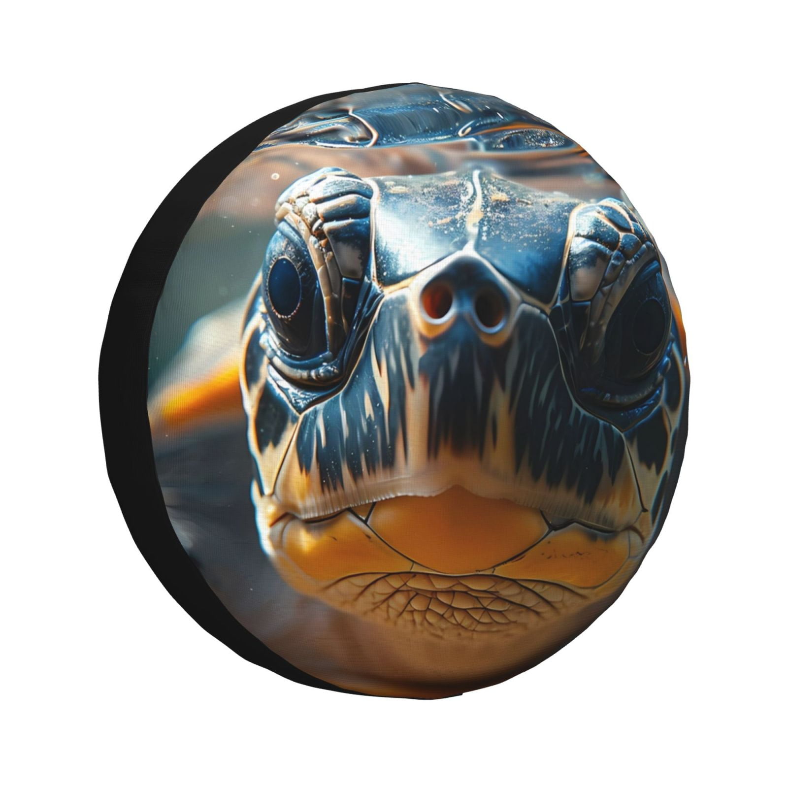 Tebeau Realistic Cute Sea Turtle Print Spare Tire Cover Wheel Tire ...