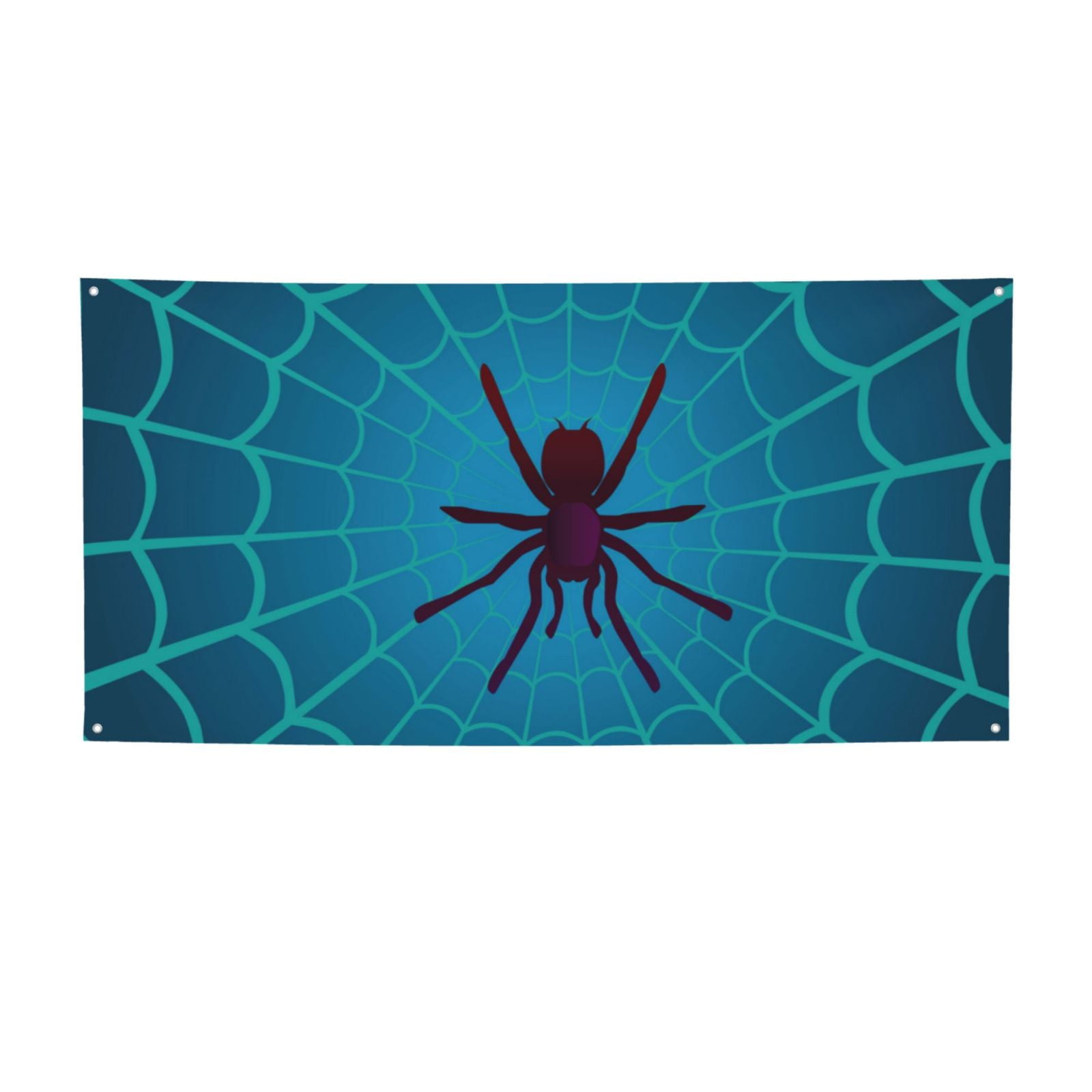 Tebeau Spider And Cobweb Print Banner Backdrop Banner for Outdoor and ...