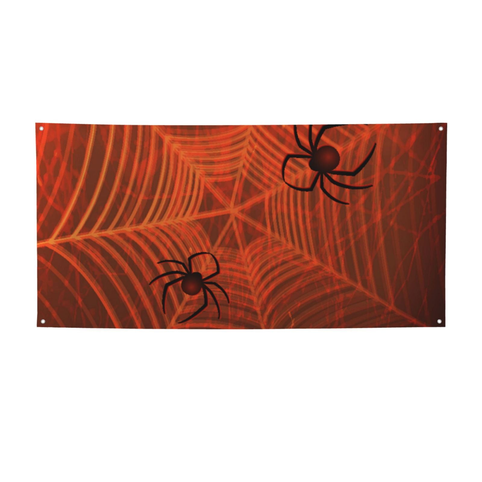 Tebeau Spider Web Print Banner Backdrop Banner for Outdoor and Indoor ...