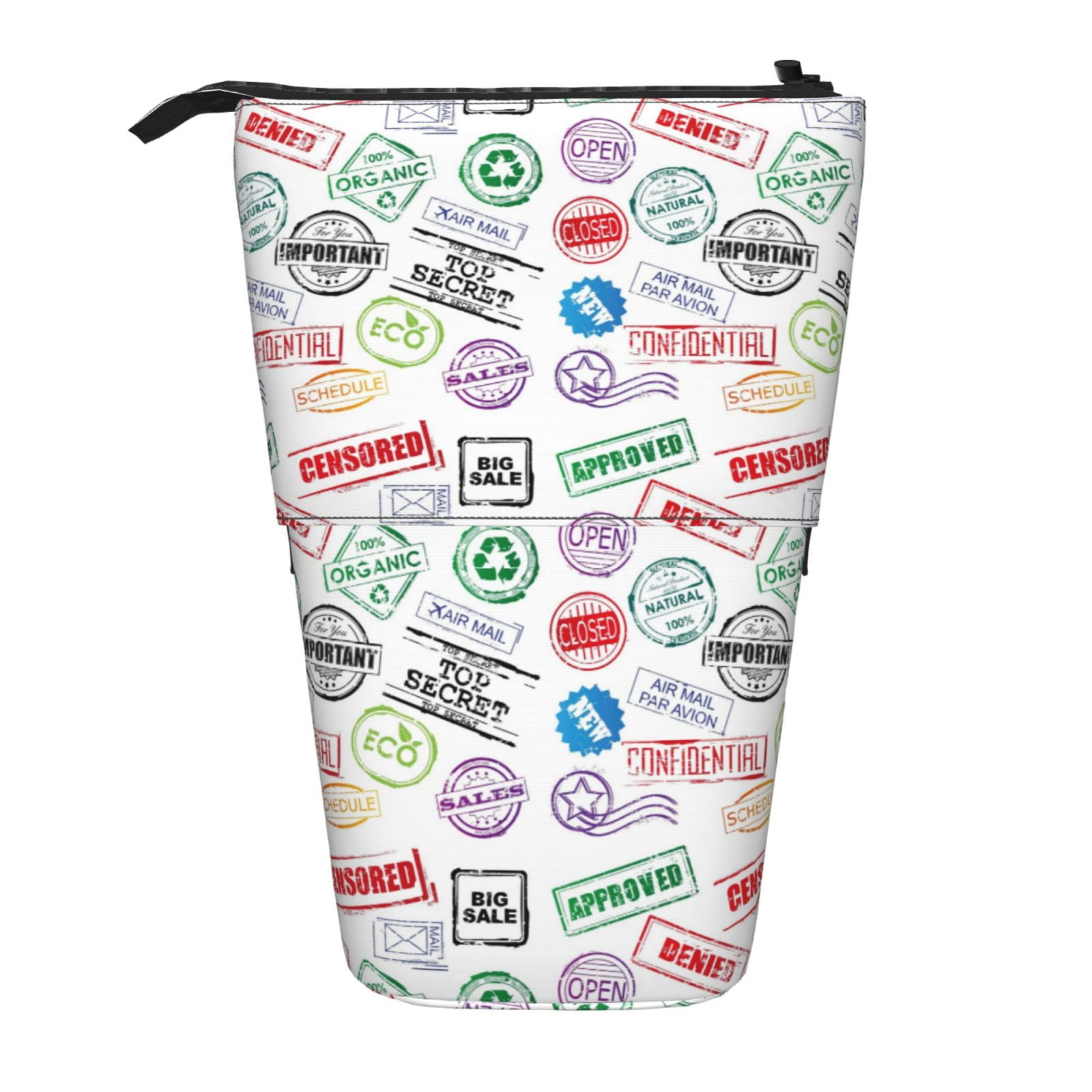 Tebeau Stamp Set Collection Print Telescopic Pencil Bag Pen Holder Pop ...