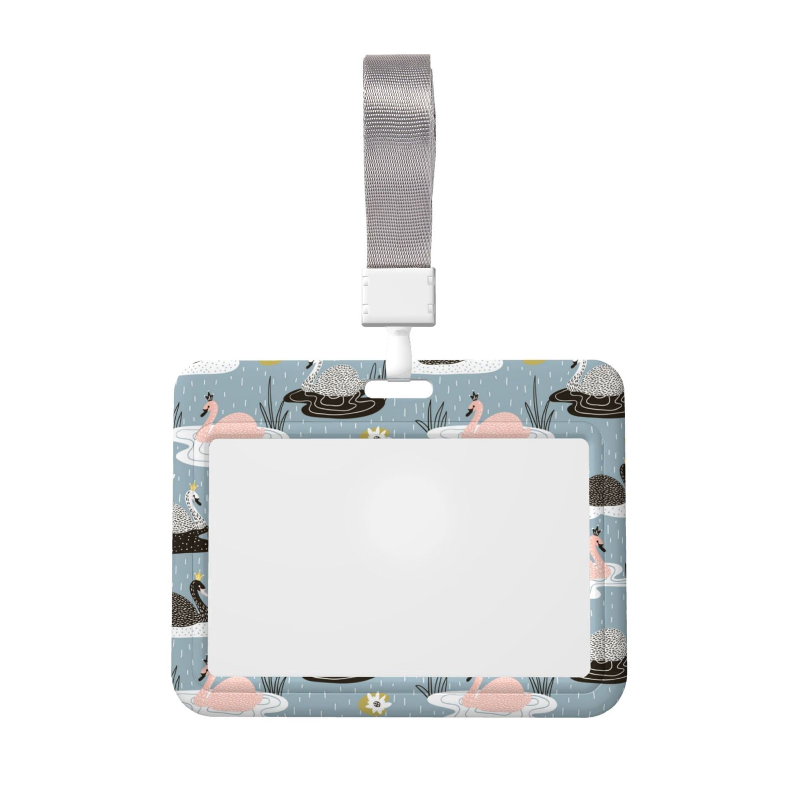 Tebeau Swan Princess On Lake Print Duty Badge Holder,Badge Holders with ...