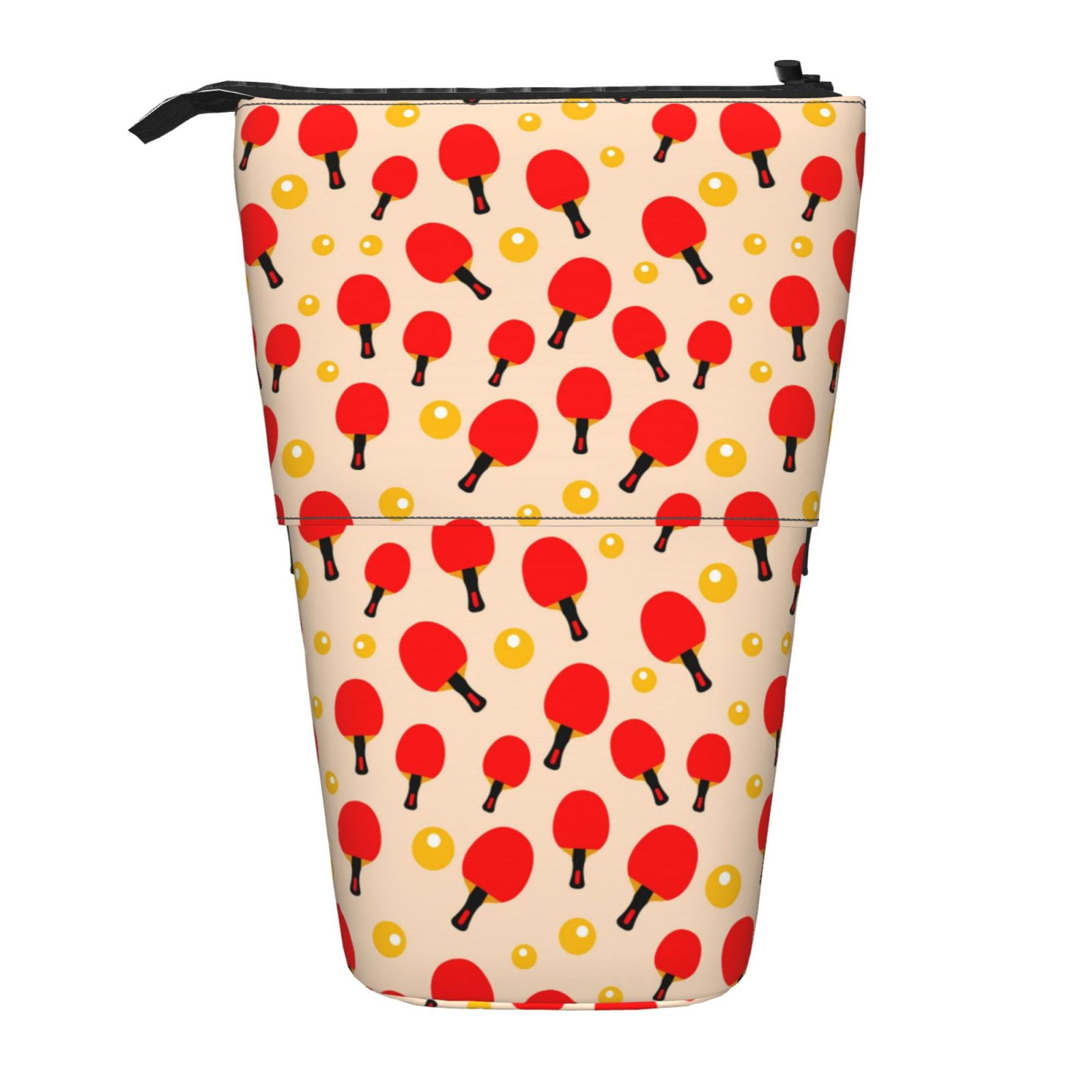 Tebeau Table Tennis Rackets 1 Print Telescopic Pencil Bag Pen Holder ...