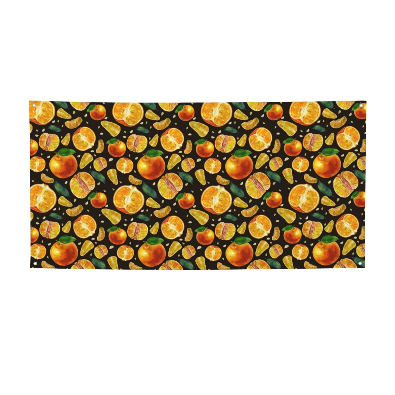 Tebeau Tangerine Print Banner Backdrop Banner for Outdoor and Indoor ...