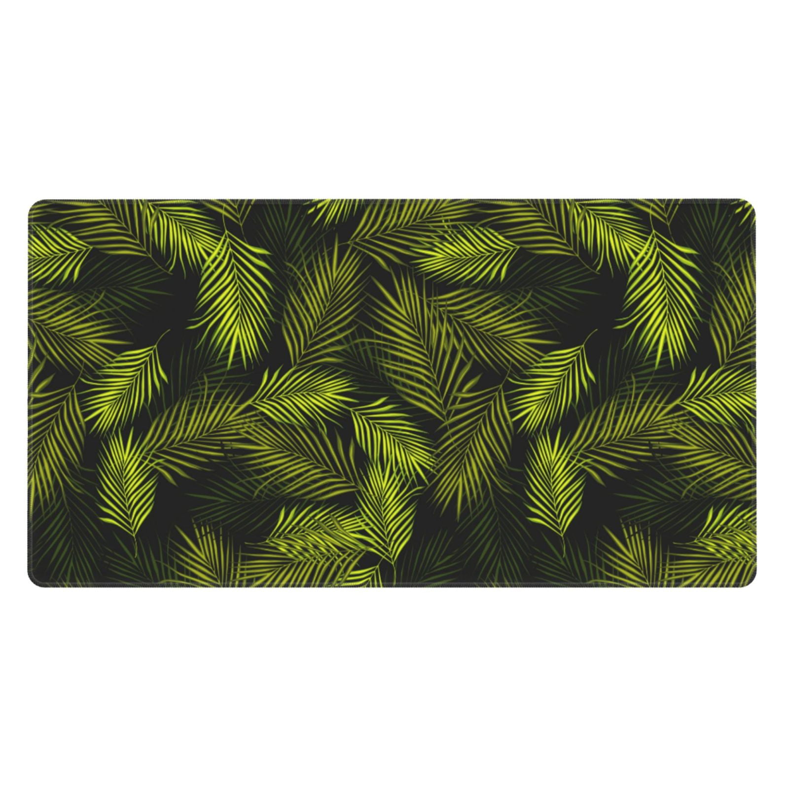 Tebeau Tropical Palm Leaves Fern Leaf Print Large Mouse Pad for Desktop ...