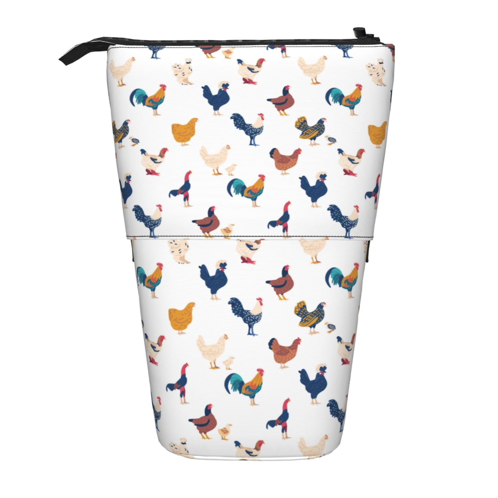 Tebeau Various Rooster Print Telescopic Pencil Bag Pen Holder Pop Up ...