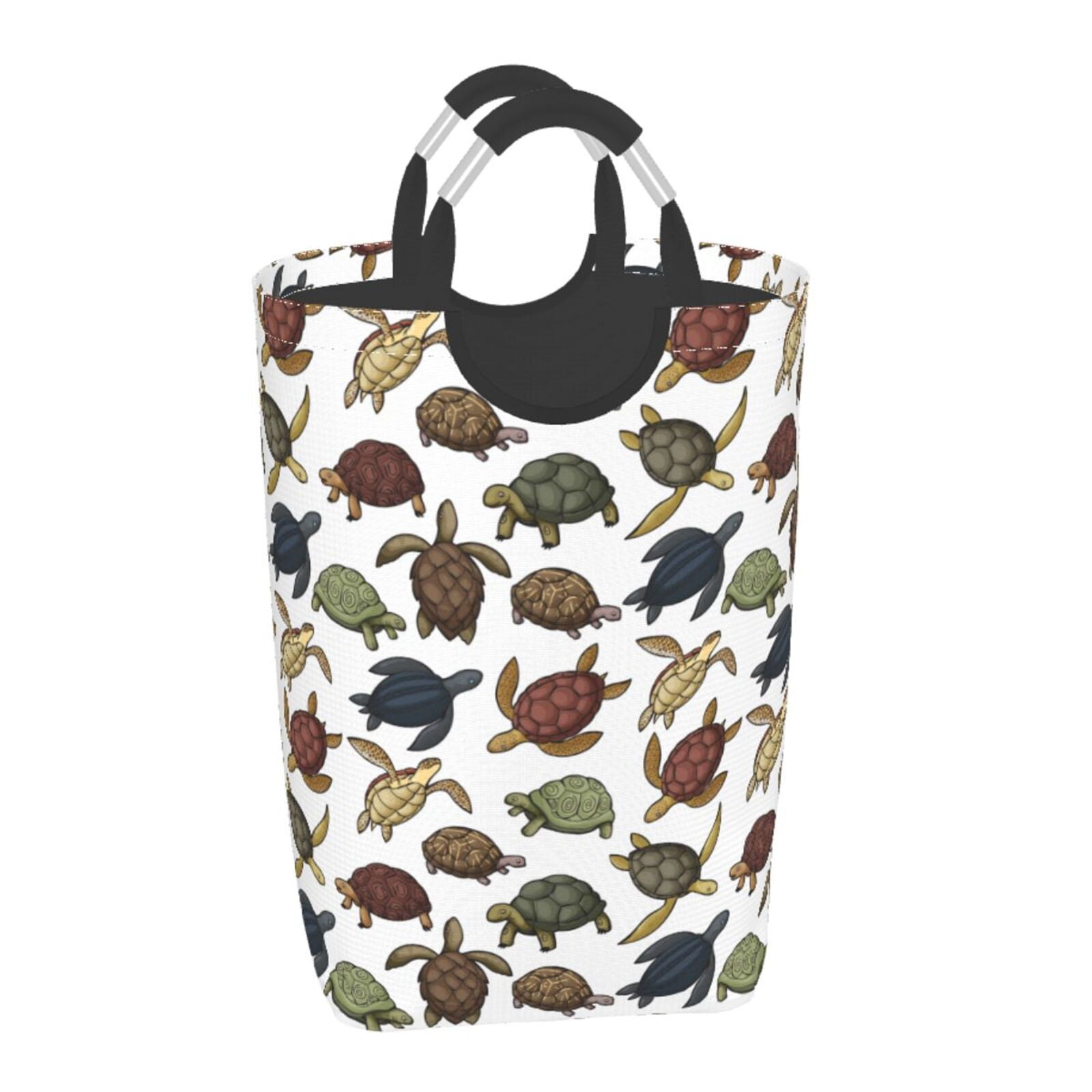 Tebeau Various Turtle Print Large Laundry Basket, Laundry Hamper, Dirty ...