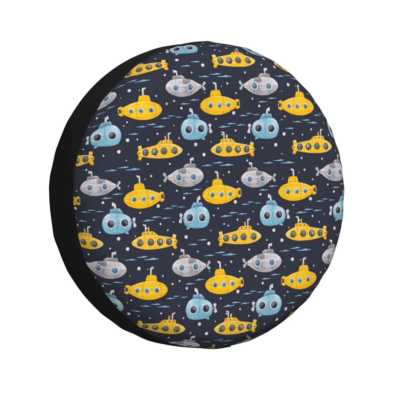 Tebeau Watercolor Bathyscaphe Print Spare Tire Cover Wheel Tire Cover ...