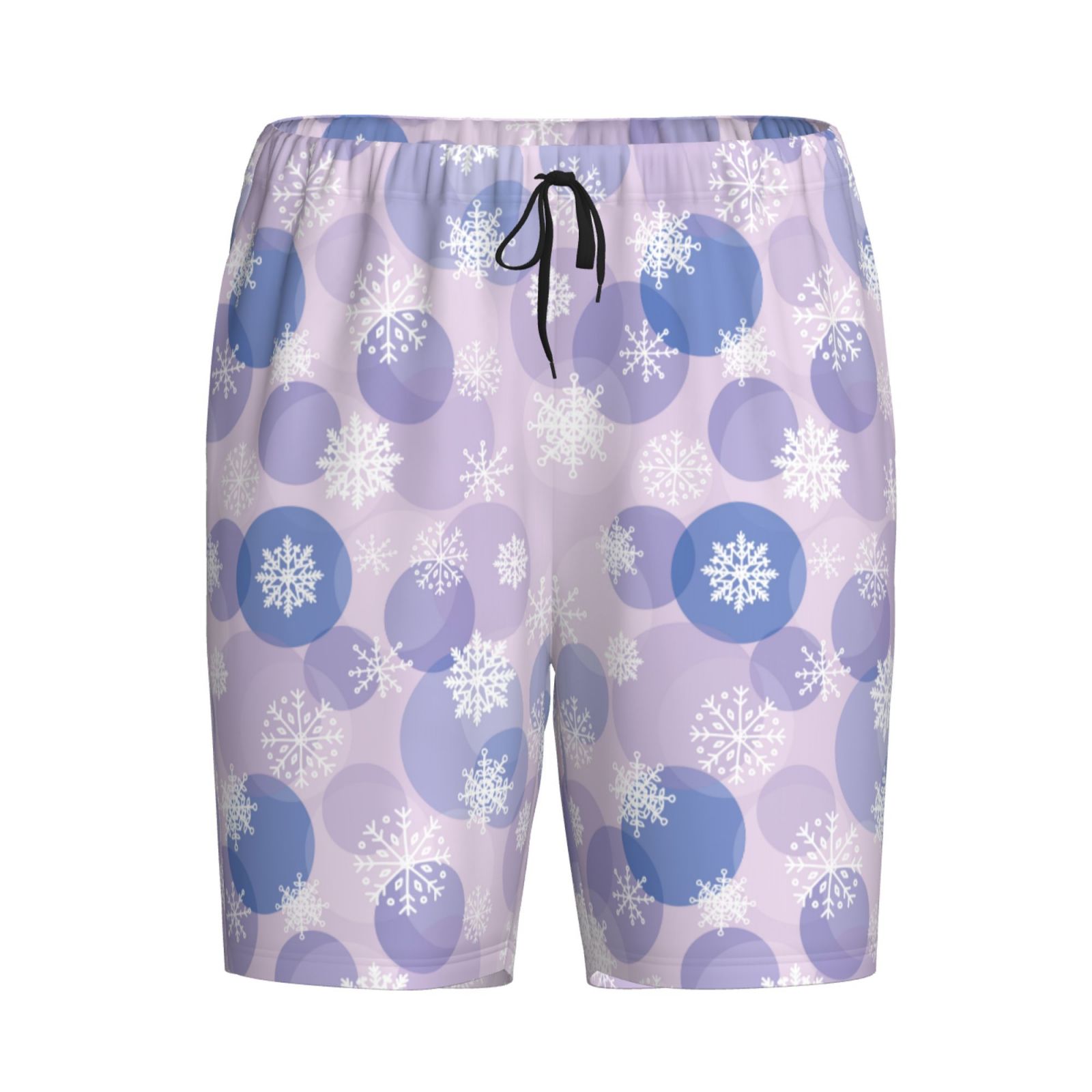 Tebeau Winter With Snowflakes for Men's Pajama Bottoms,Ultra-Soft Sleep ...