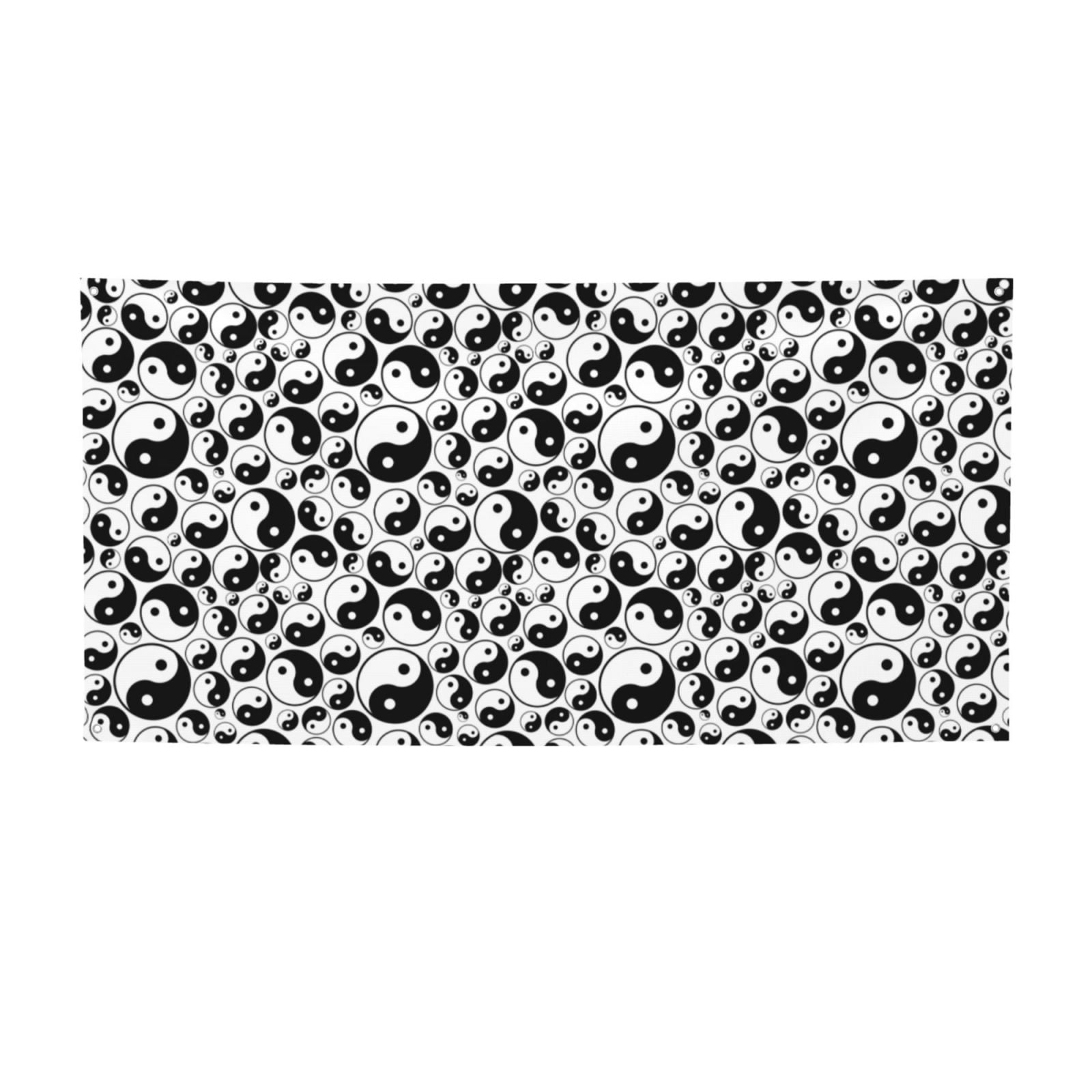 Tebeau Yin And Yang Print Banner Backdrop Banner for Outdoor and Indoor ...