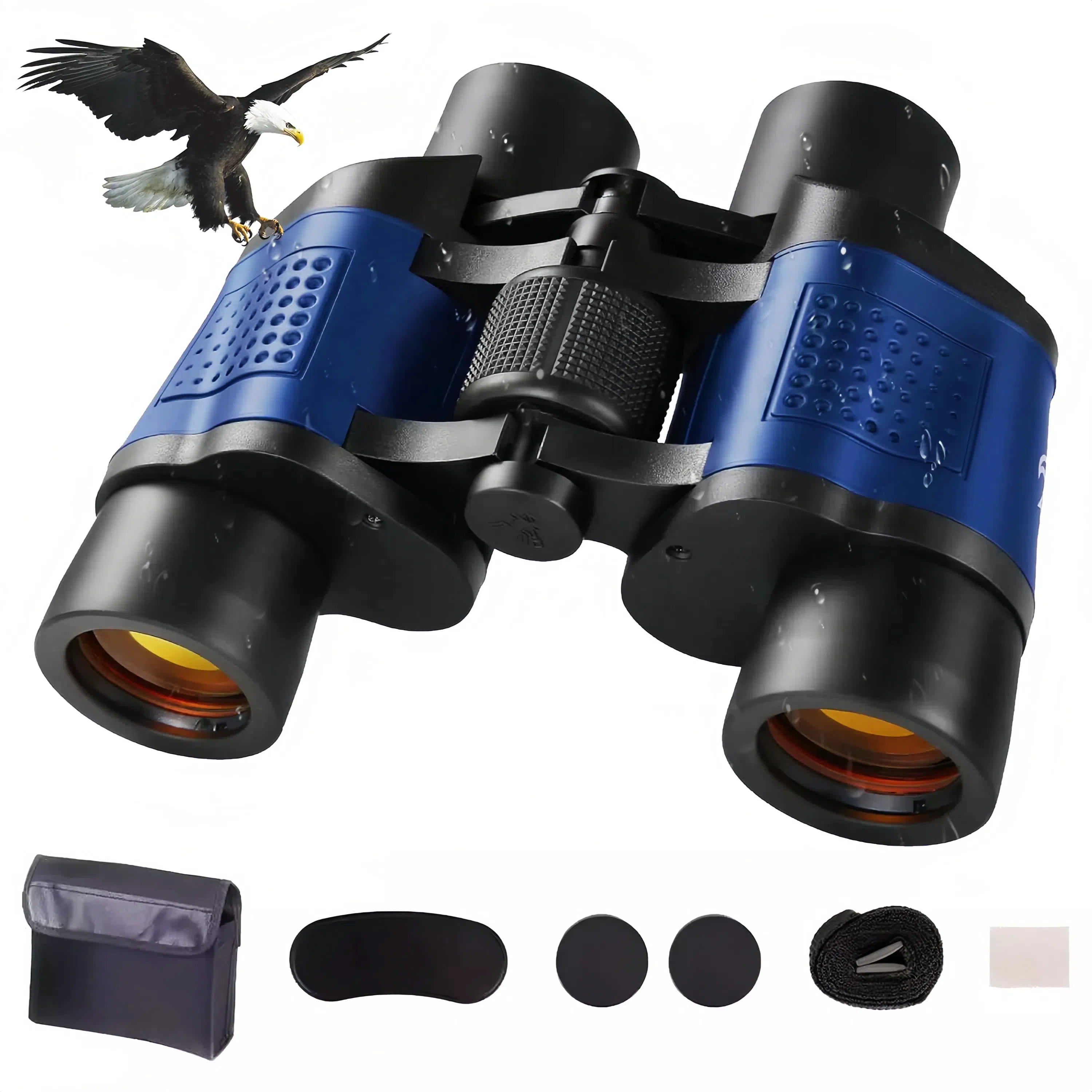 Teblint 10x Binoculars for Adults, Compact HD Night Vision, 36mm ...