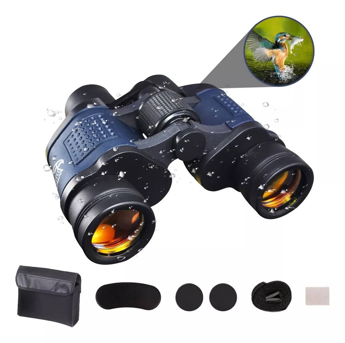 Sevenlady 10x Compact HD Binoculars, Day/Night Vision for Hunting, Bird ...