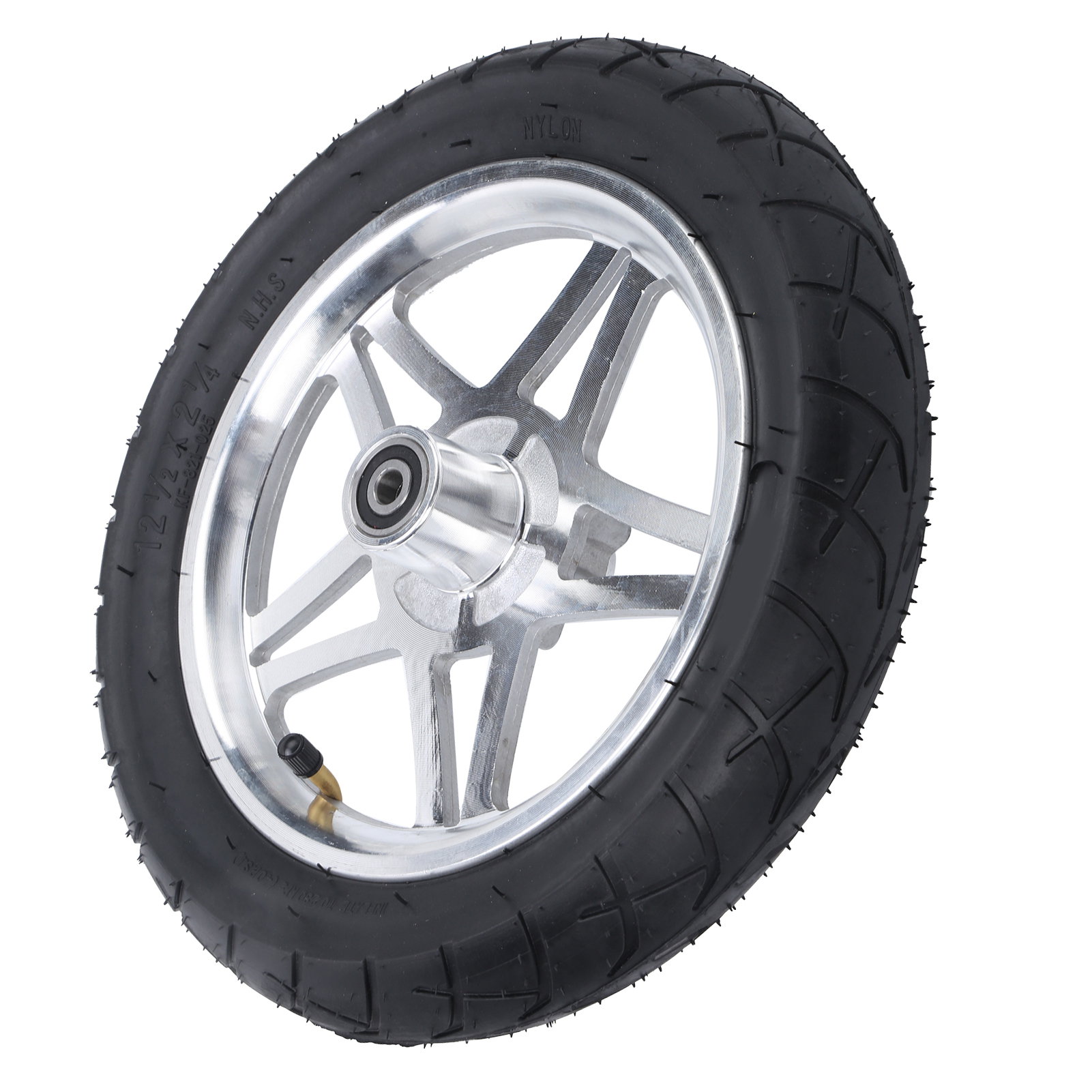 Tebru 12 Inch Tire 12 1/2 X 2 1/4 Wheels With Alloy Rims For Scooter ...