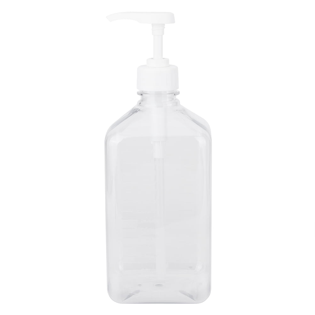 Tebru 1600ml Simple Press Pump Bottles Empty Syrup Ketchup Sauces ...