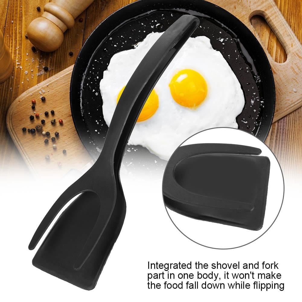 Tebru 2 in 1 Silicone Spatula Turner Heat- Non-Stick Kitchen Utensil ...