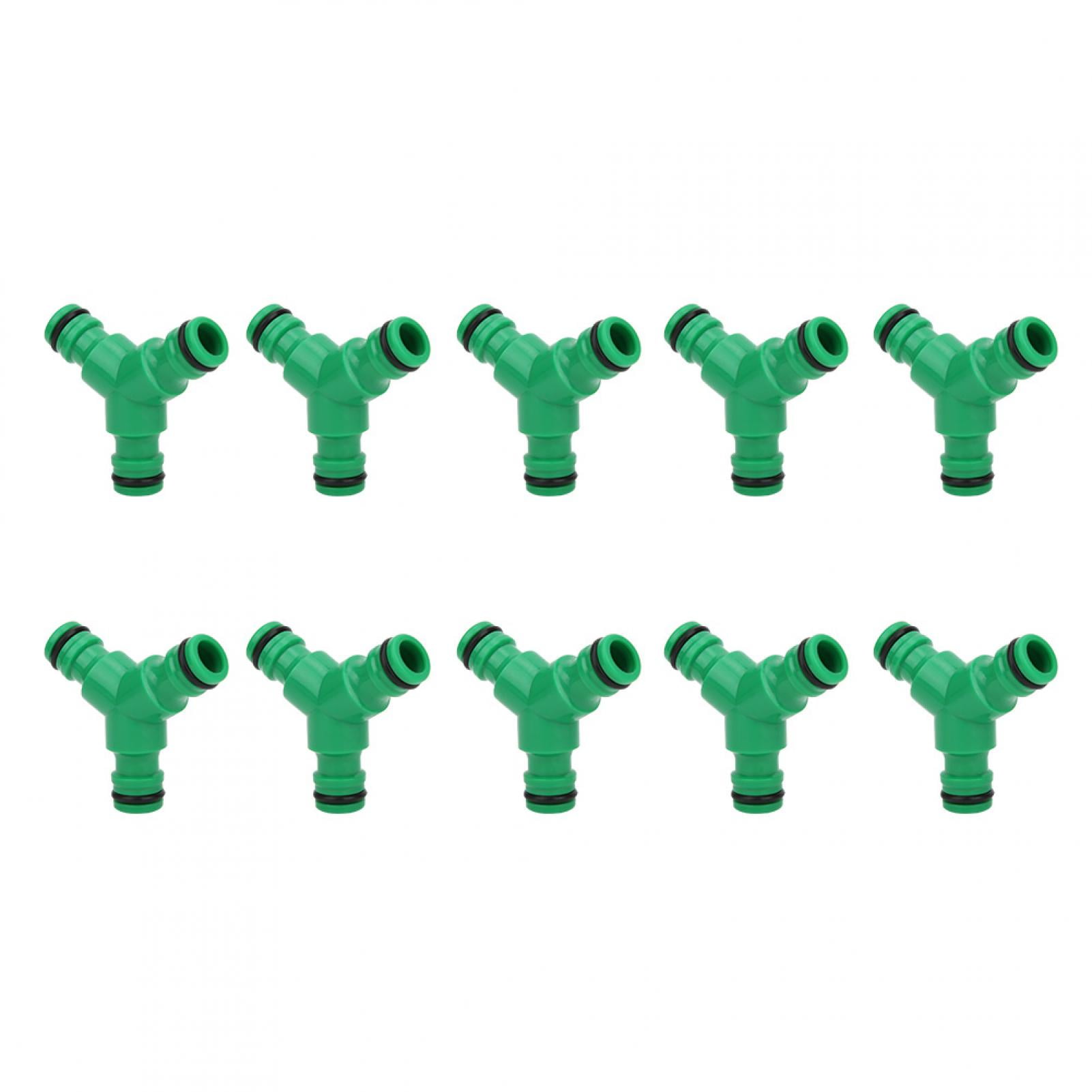 Tebru 3 Way Coupling,10PCS 3 Way Coupling Water Hose Fitting Y ...