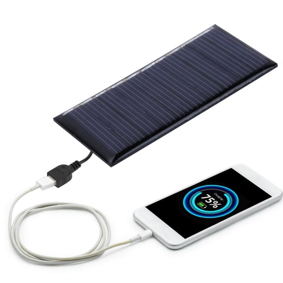 Small 50MA 5V Mini Solar Panel Battery Charger, Polycrystalline Silicon ...