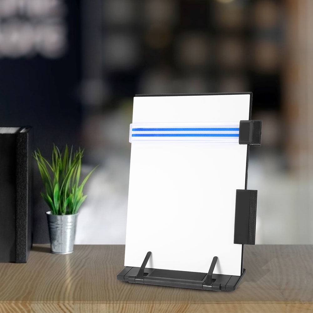 Tebru Adjustable Portable Book Document Stand Reading Desk Holder ...