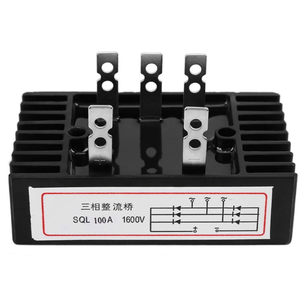 Tebru Bridge Rectifier Diode, SQL100A 1600V Three Phase Diode Bridge ...