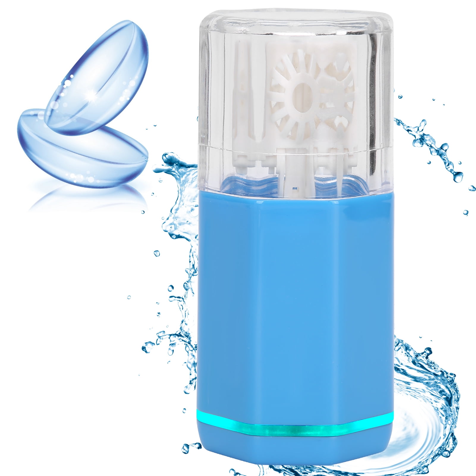 Tebru Contact Lens Washer Portable Contact Lenses Cleaning Tools ...