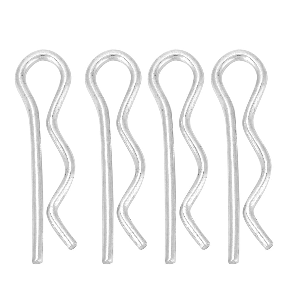 Tebru Cotter Pin Set, Zinc Plated, Durable Metal, 30 Count, 4 Sizes (1. ...
