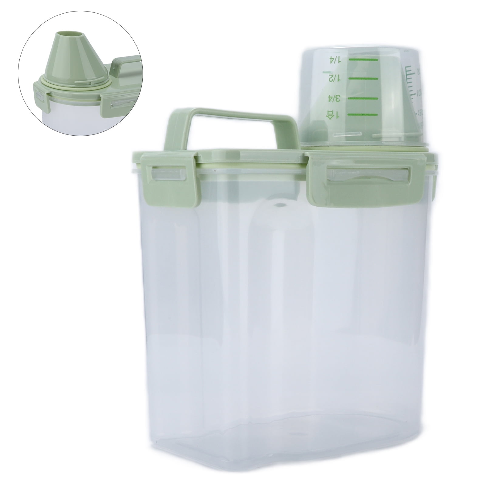 Tebru Dog Food Storage Bucket, Waterproof Pet Food Container With Lid ...