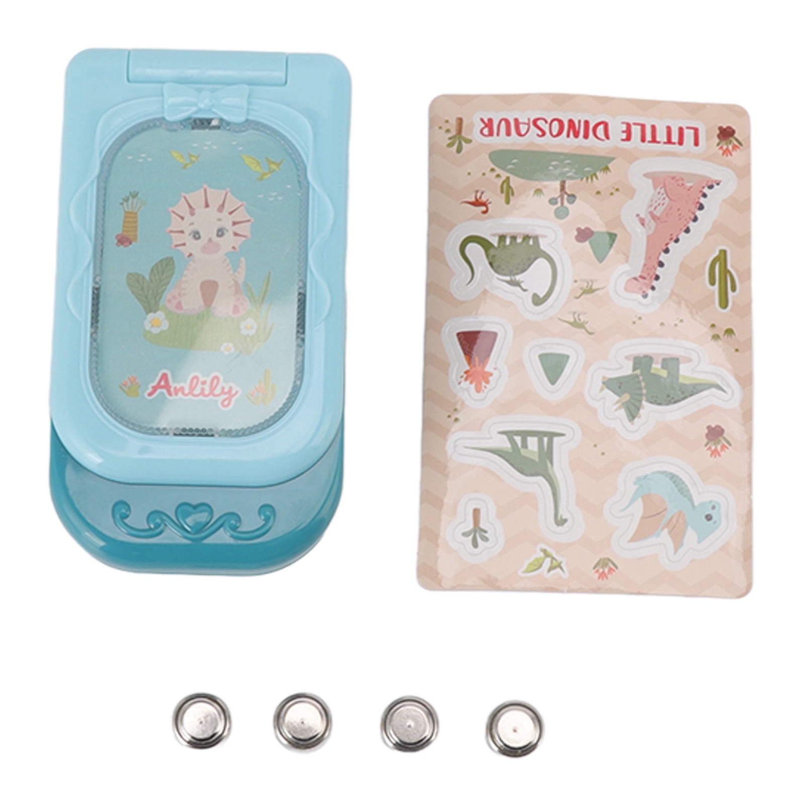 Tebru Educational Simulation Kids Flip Mobile Phone Toy, Plastic Green ...